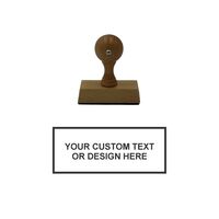 Vintage Pro Wood Mount Stamp 3/4" X 1-7/8" | Remarkable Stamps