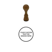 Vintage Pro Wood Mount Stamp 3/4" Round | Remarkable Stamps